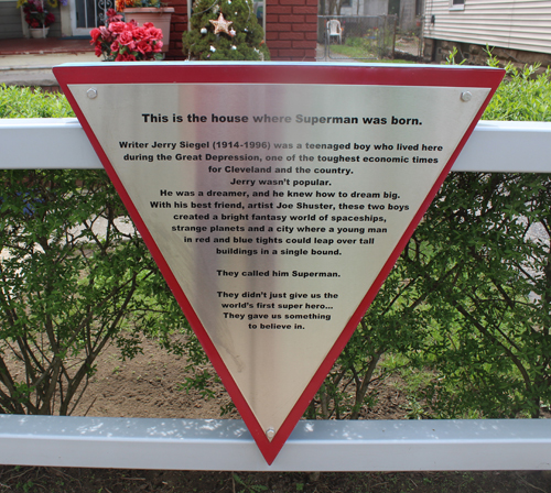 House of Superman creator Jerry Siegel in Cleveland